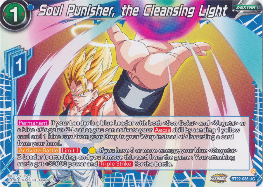 Soul Punisher, the Cleansing Light - BT22-035 – BurroSingles