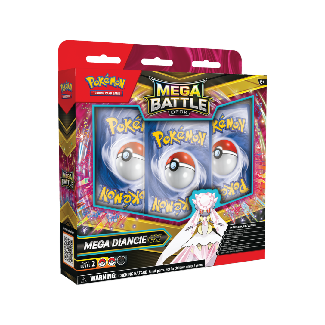 Pokémon TCG: Mega Battle Deck Case - Mega Diancie EX – BurroSingles