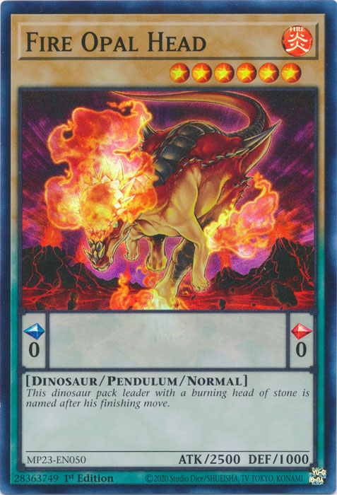 MP23-EN050 - Fire Opal Head – BurroSingles