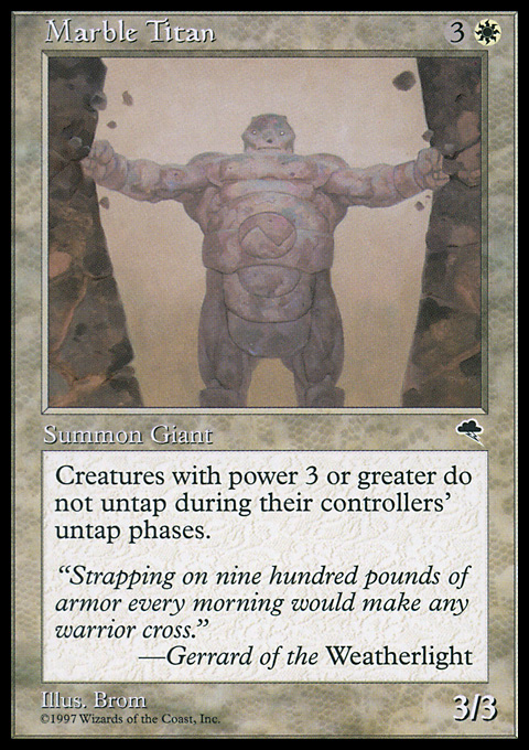 TMP - Marble Titan – BurroSingles