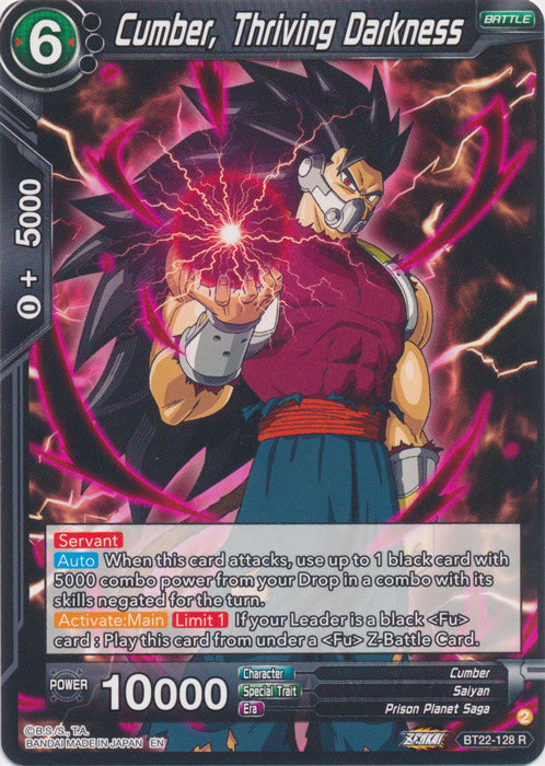Cumber, Thriving Darkness - BT22-128 – BurroSingles