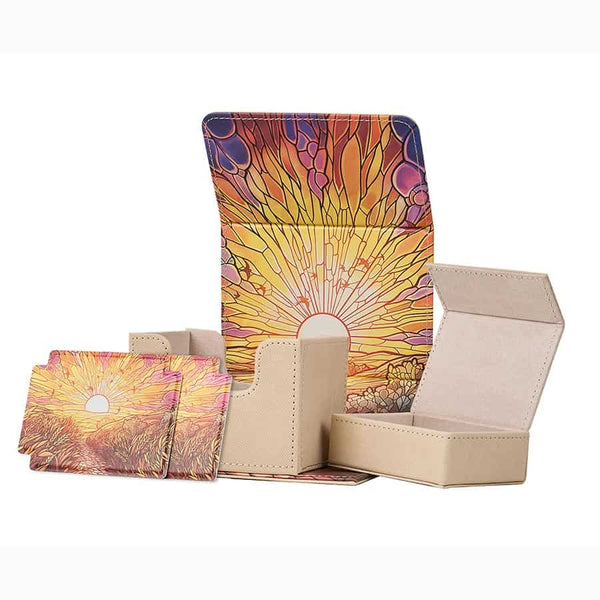 Arcana Fortress Deck Vault: Radiant 100+ Deluxe- Stained Glass- Golden ...