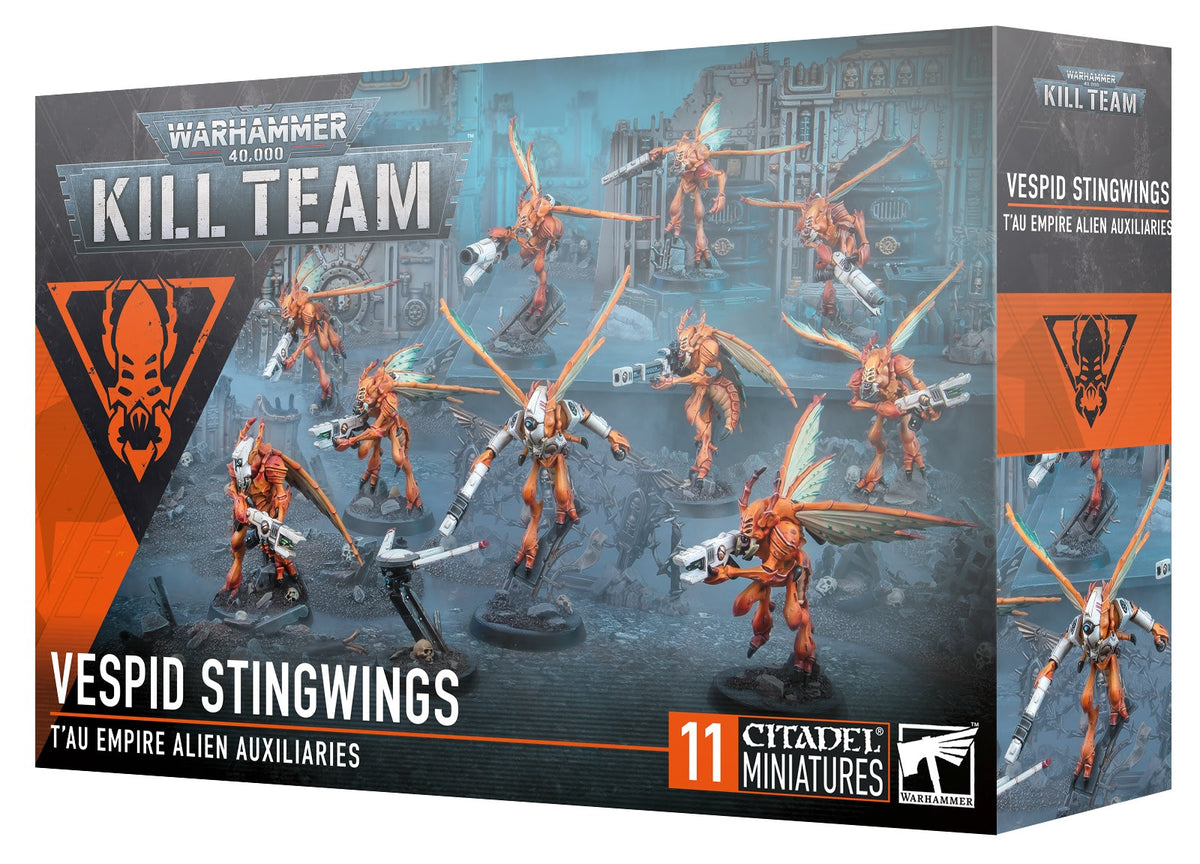 Warhammer 40k Kill Team - Vespid Stingwings: T'au Empire Alien Auxilia ...