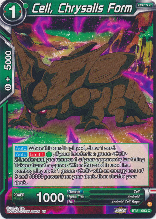 Cell, Chrysalis Form - BT21-093 – BurroSingles